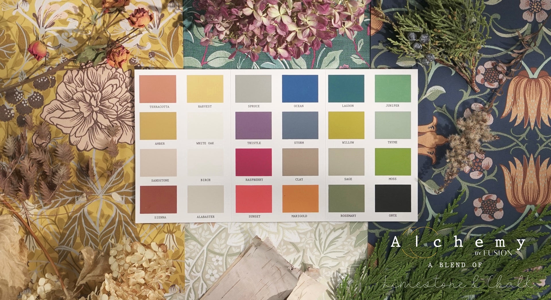 Alchemy Colour Card - FUSION MINERAL PAINT